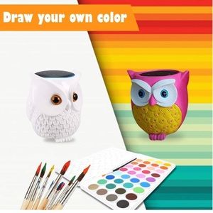 Other | Ceramic Owl Statue Figure Amazon Alexa Echo Speaker Stand Mount ...